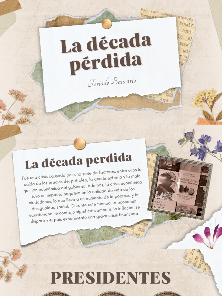 Crisis económica en Ecuador: década perdida | PDF | Comunidad andina ...