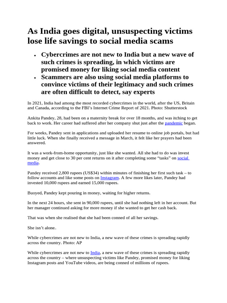 Cybercrime Mehtods & Victims - Kunal Purohit | PDF | Cybercrime