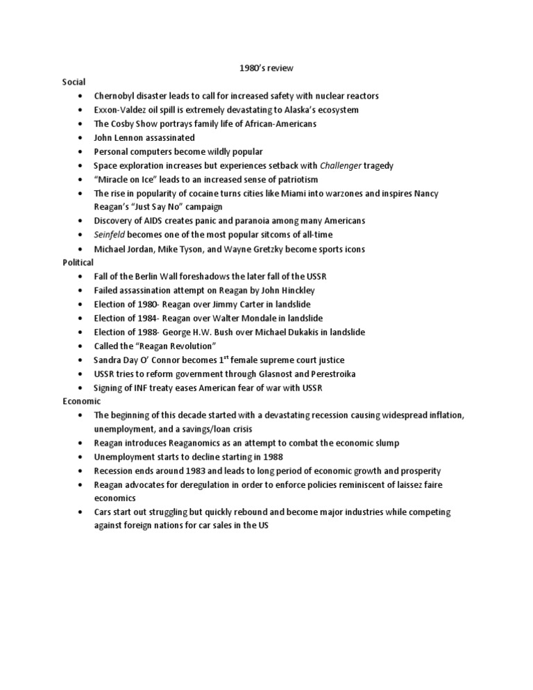 A Decade of Change: A Review of Key Social, Political, and Economic ...