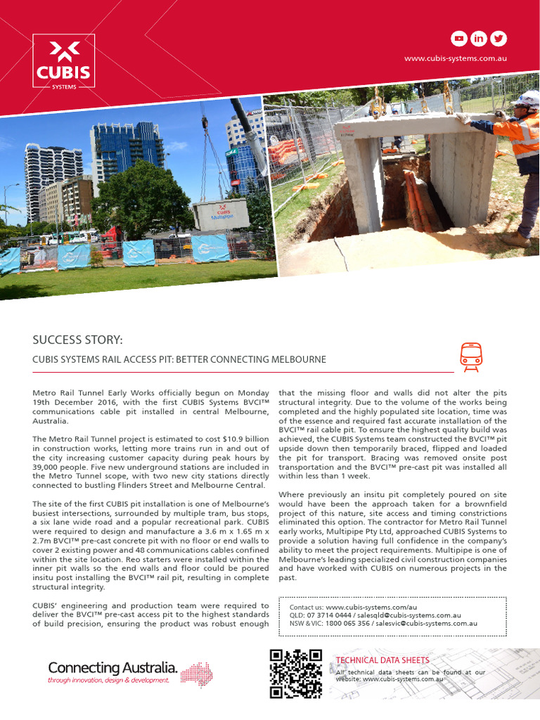 Metro Rail Tunnel Project Begins in Melbourne | PDF | Rapid Transit ...
