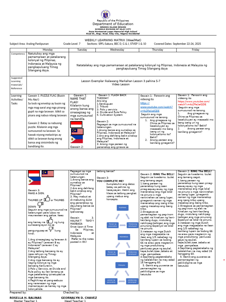 WeelMat Q2 Sept. 22 26 2025 | PDF