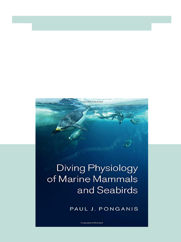 Diving Physiology of Marine Mammals and Seabirds 1st Edition Paul J ...