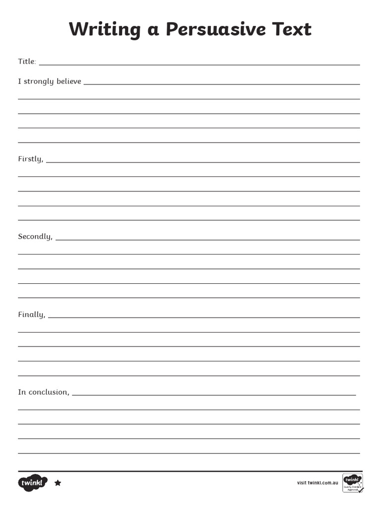 Au L 53234 Persuasive Differentiated Writing Frames Ver 2 | PDF