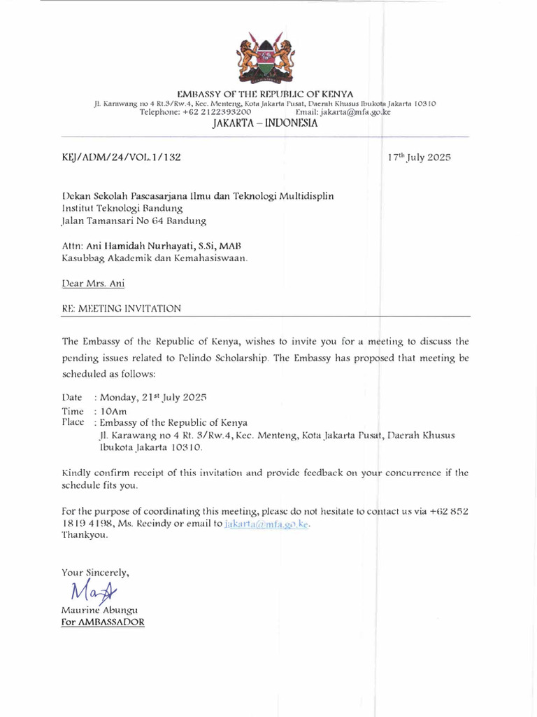 Invitation ITB | PDF