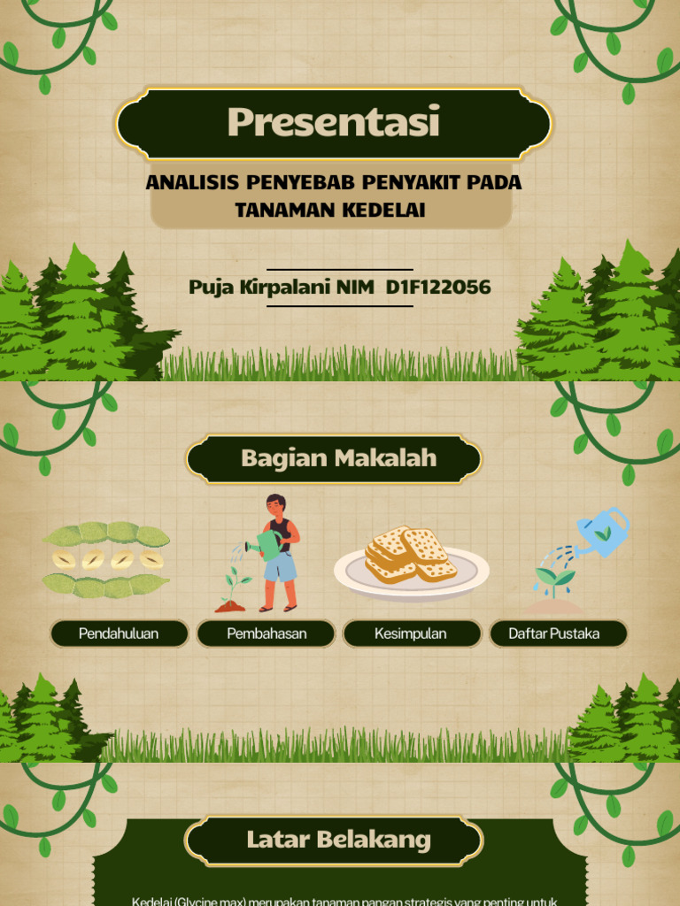 Cokelat Hijau Modern Sederhana Dampak Deforestasi Hutan Tugas ...