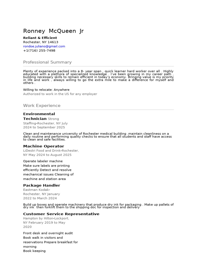 Resume (1) (1) 1 | PDF