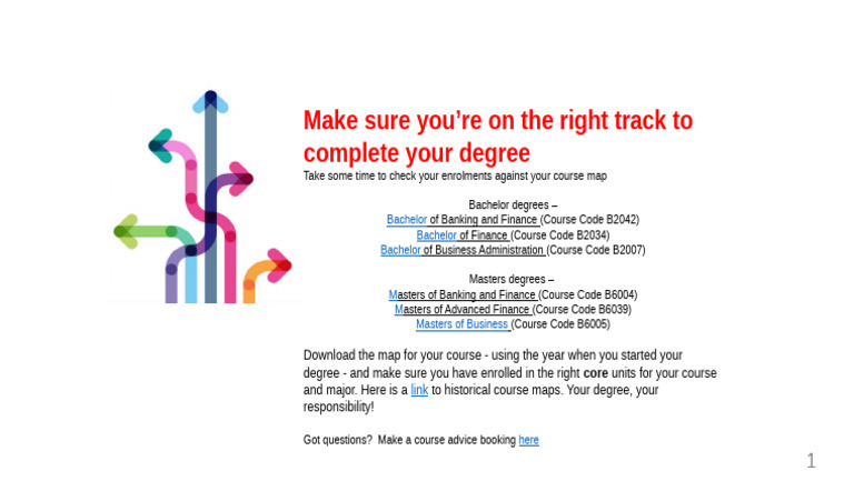 Course Progression Map 2024 2 | PDF