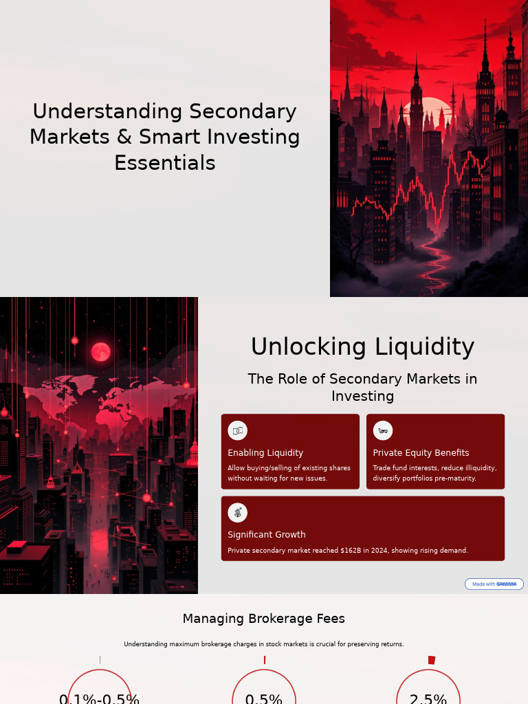 Understanding Secondary Markets and Smart Investing Essentials | PDF ...