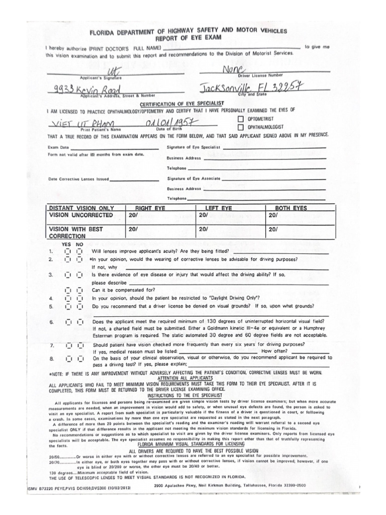 Florida Department of Highway Safety and Motor Vehicles | PDF