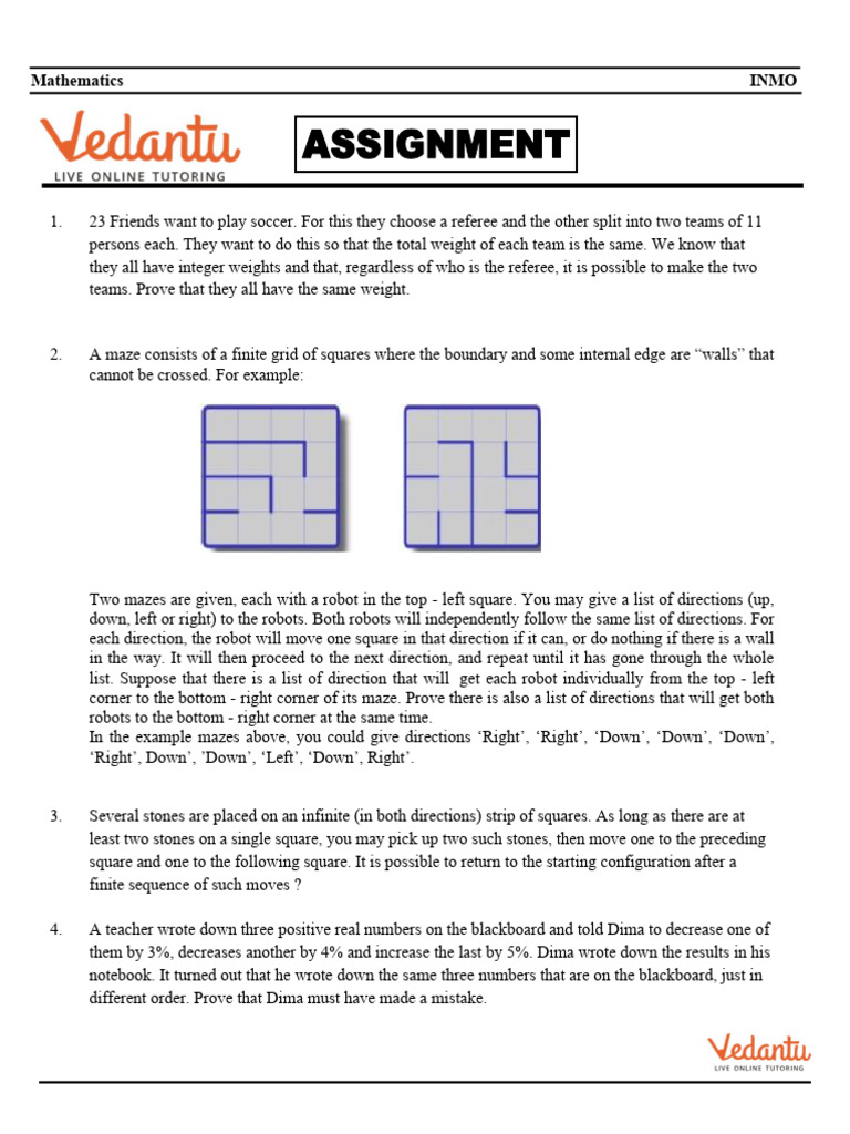 Level 7 Assignment 42 (Parity) PDF | PDF | Sequence | Real Number