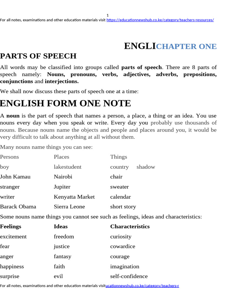 English Notes | PDF | Grammatical Gender | Pronoun