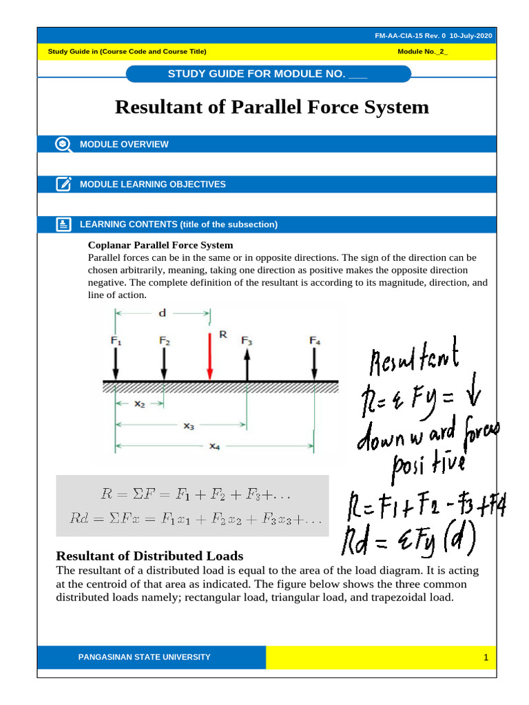 Module 4 Introduction Lec | PDF | Area | Force