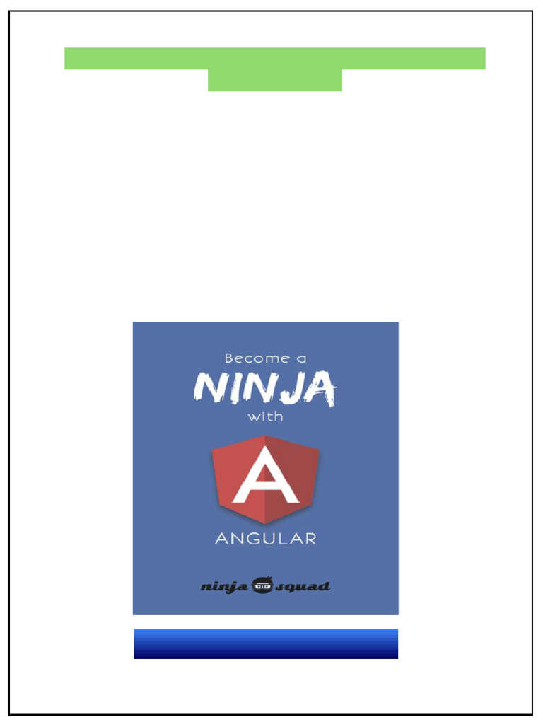 Become A Ninja With Angular Ninja Squad Online PDF | PDF | Angular Js ...