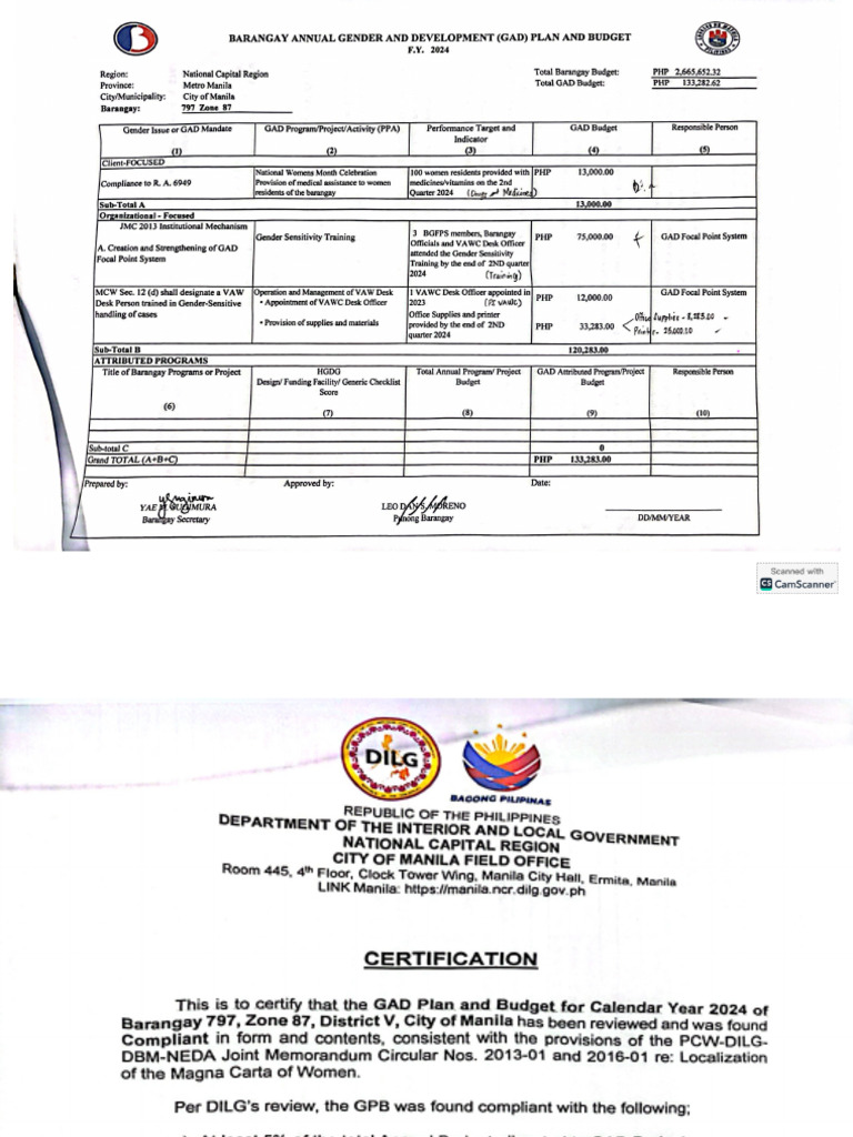 Gad Plan 2024 | PDF