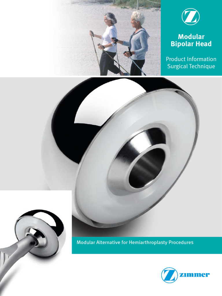 Modular Bipolar Hemiarthroplasty Guide | PDF | Hip | Musculoskeletal System