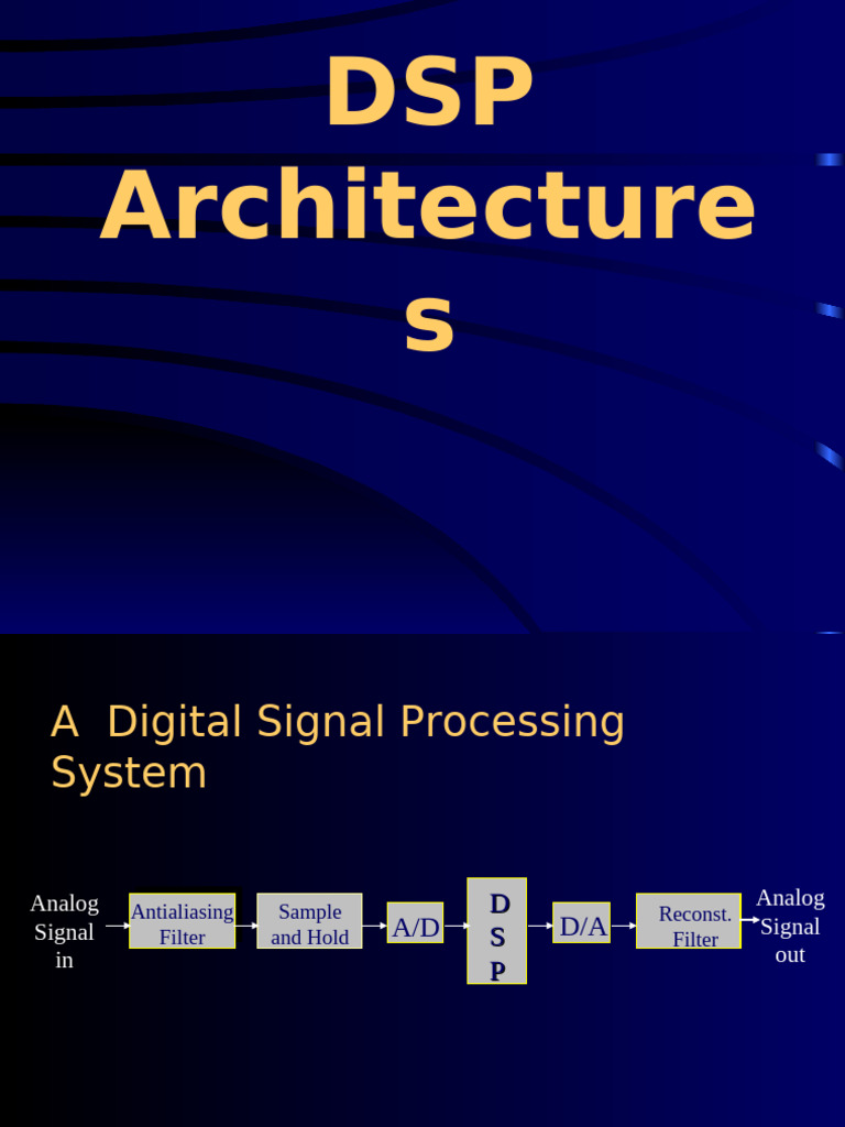 DSP Processors and Architectures | PDF | Digital Signal Processor ...