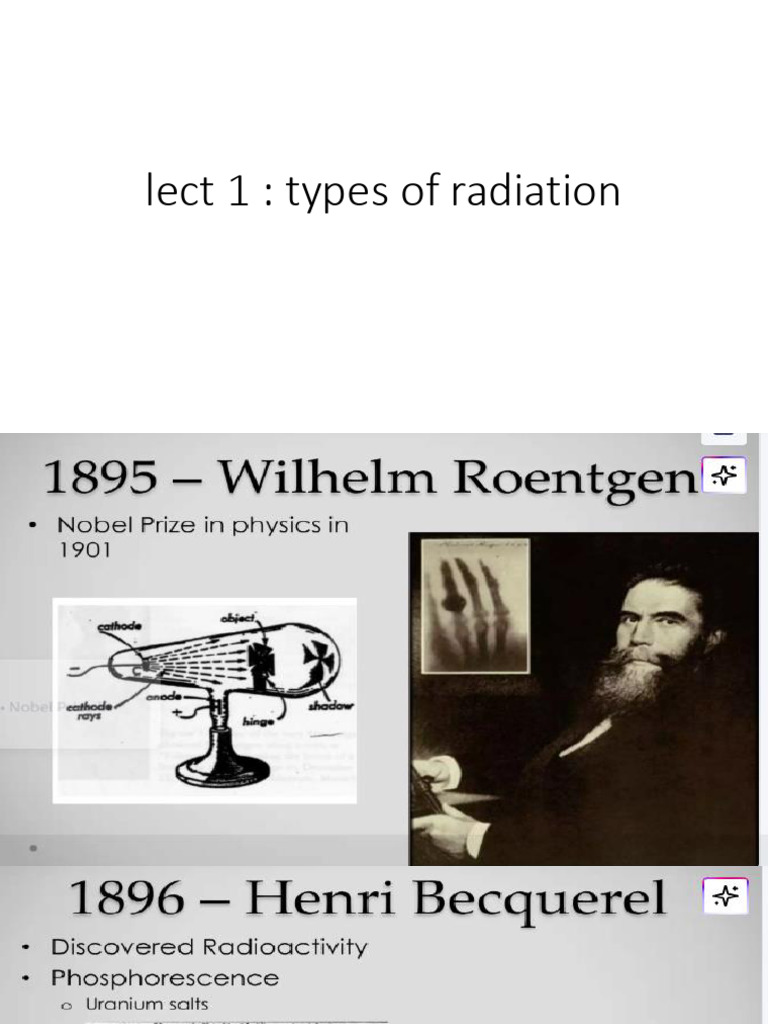 Types of Radiation in Medical Imaging | PDF | Medical Imaging | Radiology