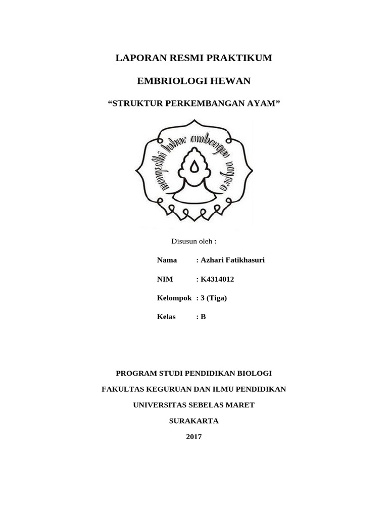 Struktur Perkembangan Embrio Ayam | PDF
