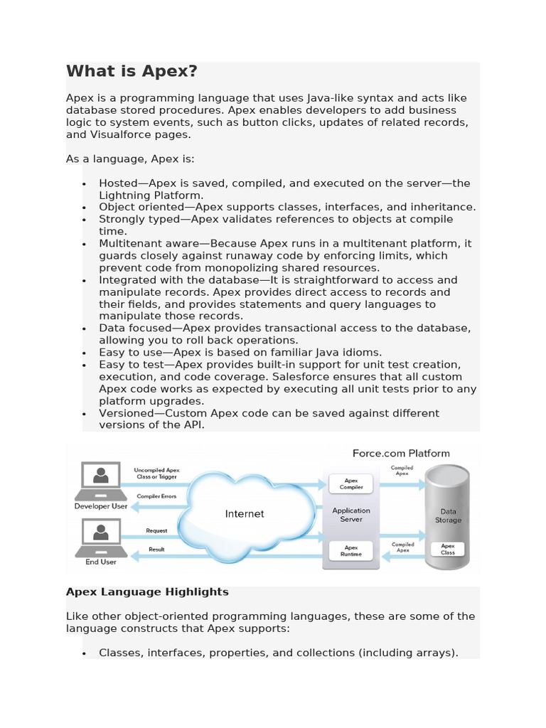 Apex | PDF | Databases | Data Type