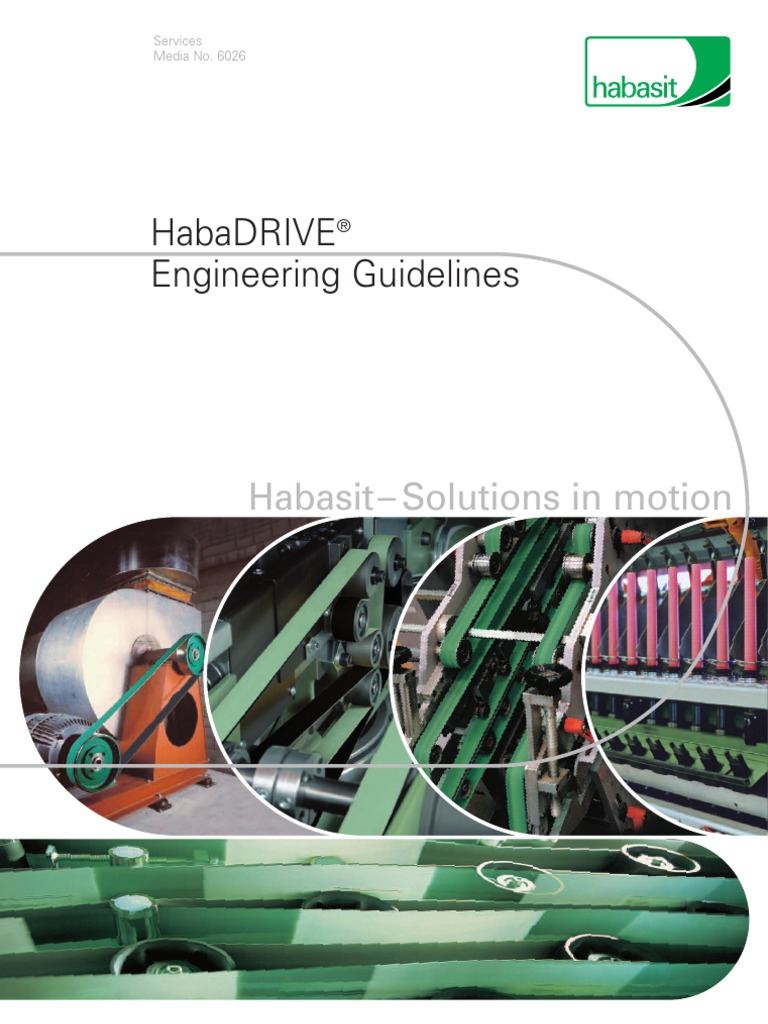 Habasit Conveyor Selection | PDF | Belt (Mechanical) | Engines
