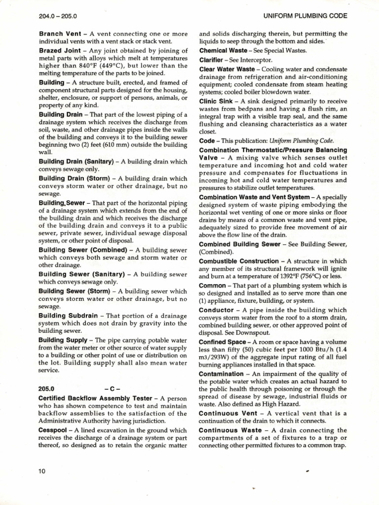 205.0 - C - Certified Backflow Assembly Tester - A Person | PDF ...