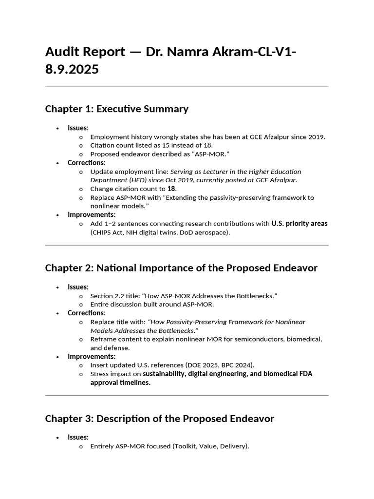 Mistakes & Required Corrections, Audit Report | PDF