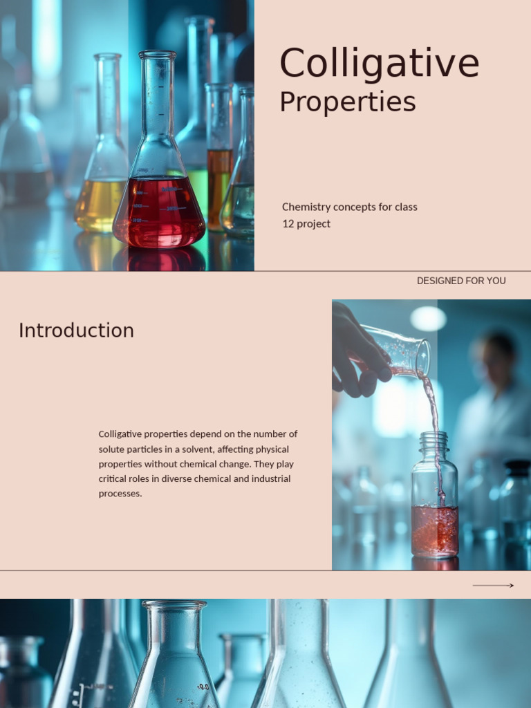 Colligative Properties | PDF