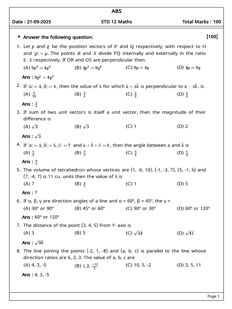 2025_09_20_09_12_solution | PDF | Triangle | Mean