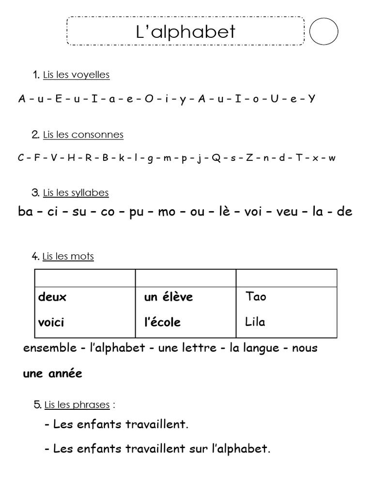 Apprendre l'alphabet en classe | PDF | Alphabet | Langues en Europe