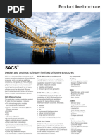 SACS Software Tutorial for Offshore Structures | PDF | Software | Computing