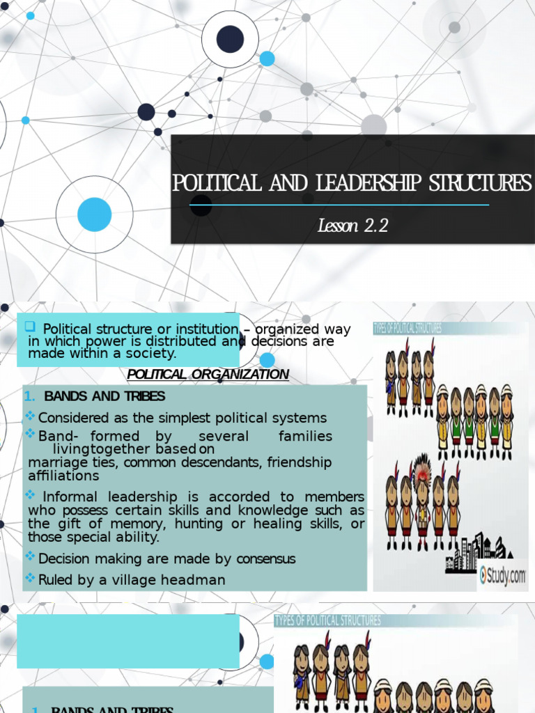 LESSON 2.2 Political and Leadership Structures | PDF | Dictatorship ...