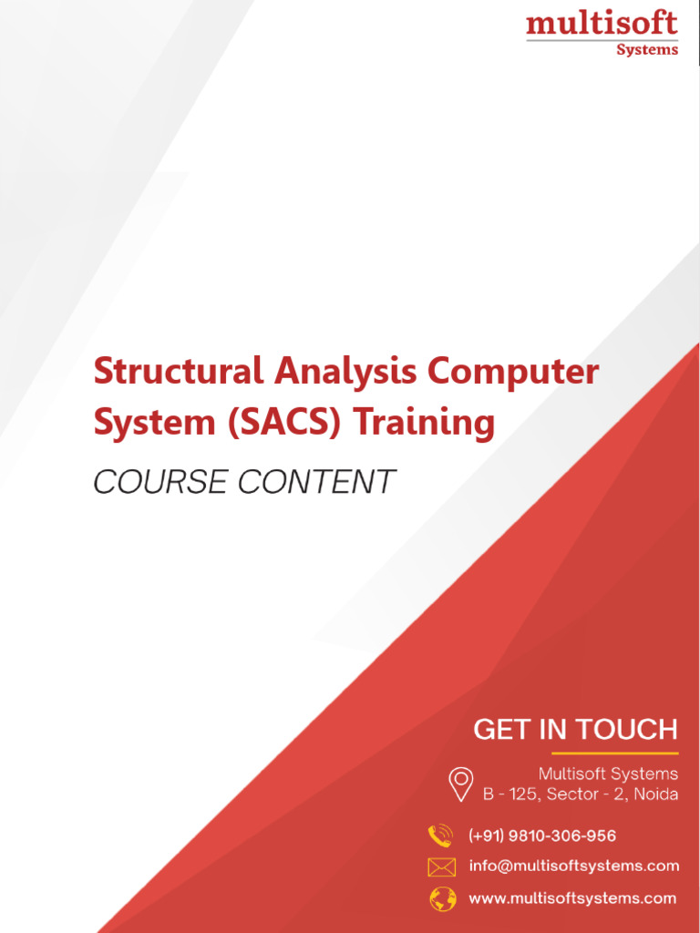657 Sacs Software Training | PDF | Fatigue (Material)