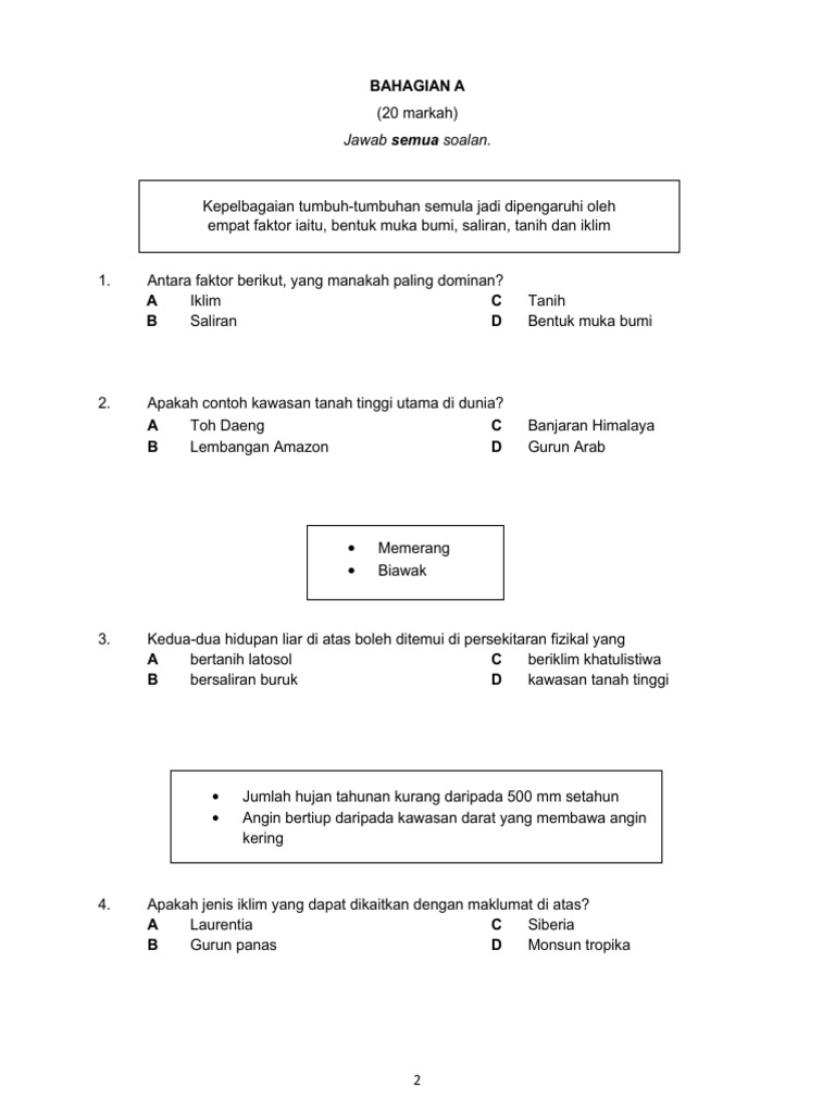 Kertas Upsa Ting 3 2025 Pdf