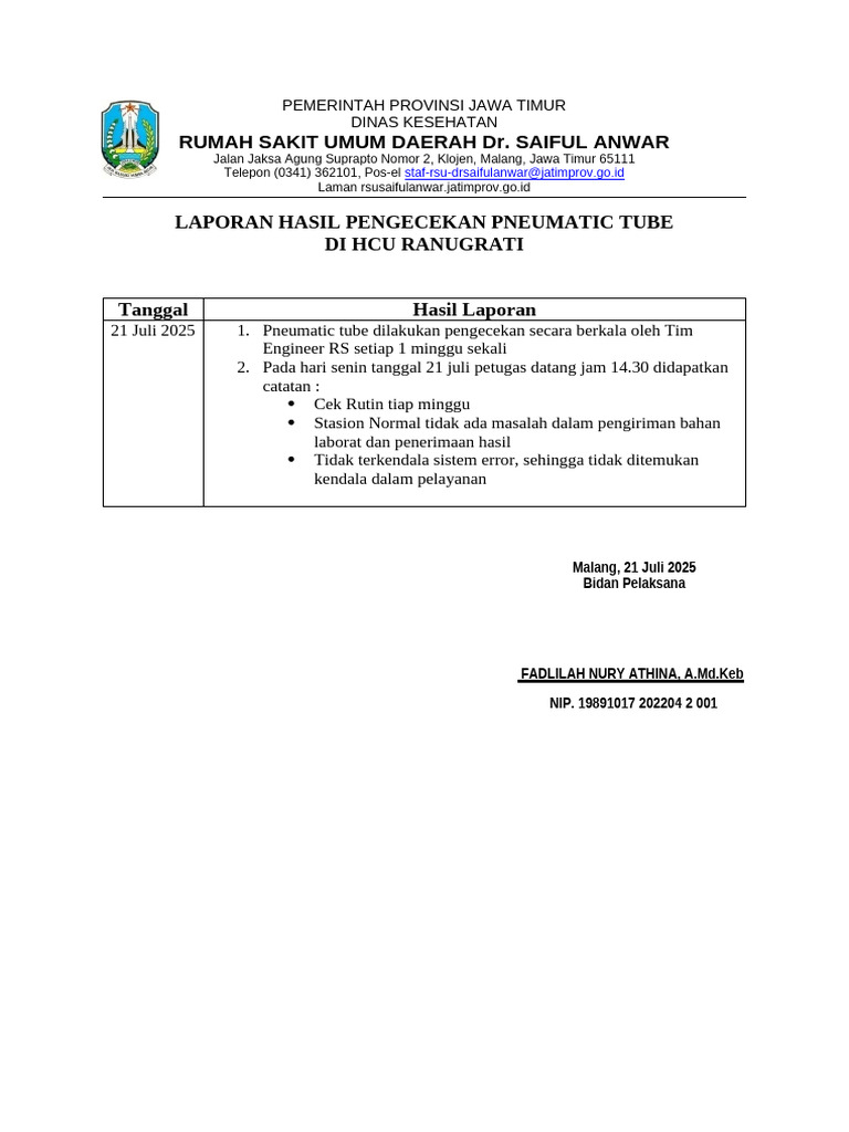 Cek Alat | PDF