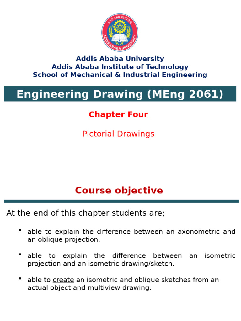 Chapter 4 Pictorial Drawings | PDF | Projective Geometry | Euclid