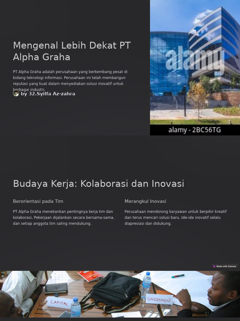 Mengenal Lebih Dekat PT Alpha Graha | PDF