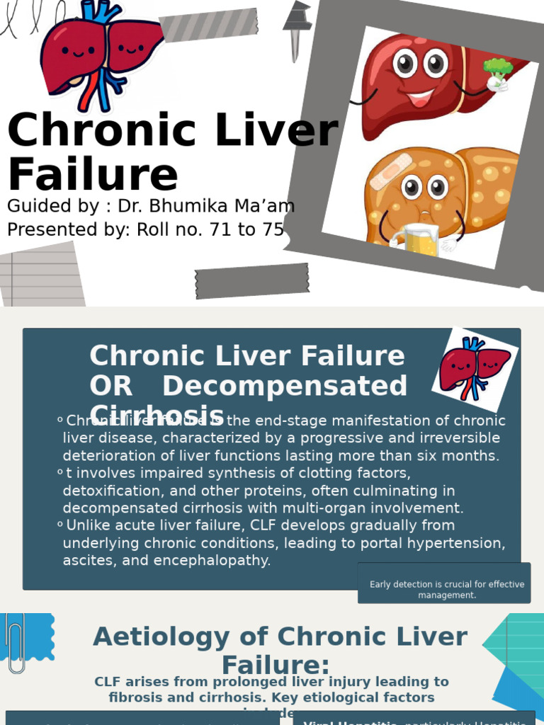 Pathophysiology of Chronic Liver Failure | PDF | Cirrhosis | Liver