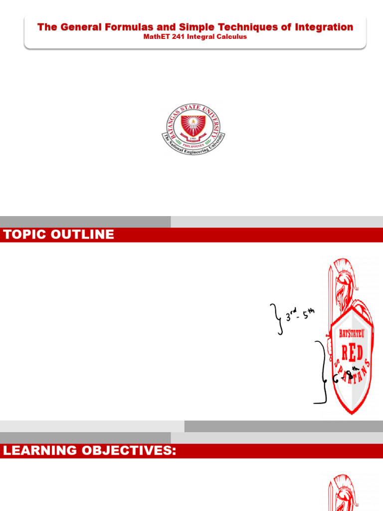 Chapter 2 - Integration of Algebraic and Exponential Functions - Part 1 ...