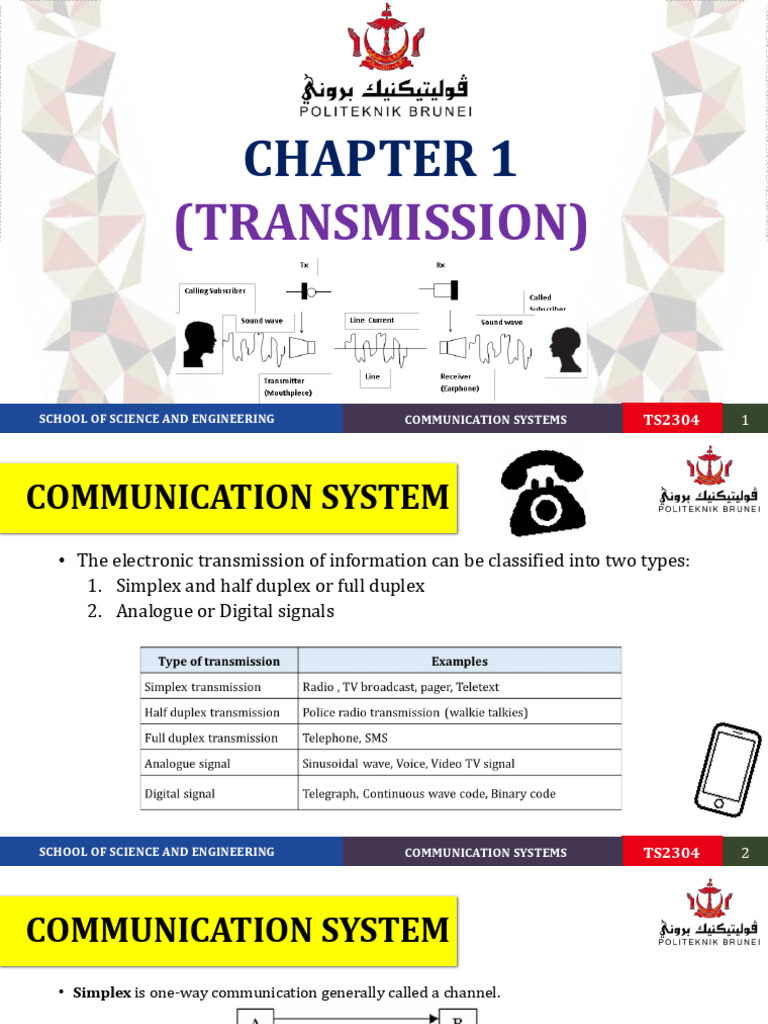 Communication Systems Slides | PDF | Transmission Medium | Electrical ...