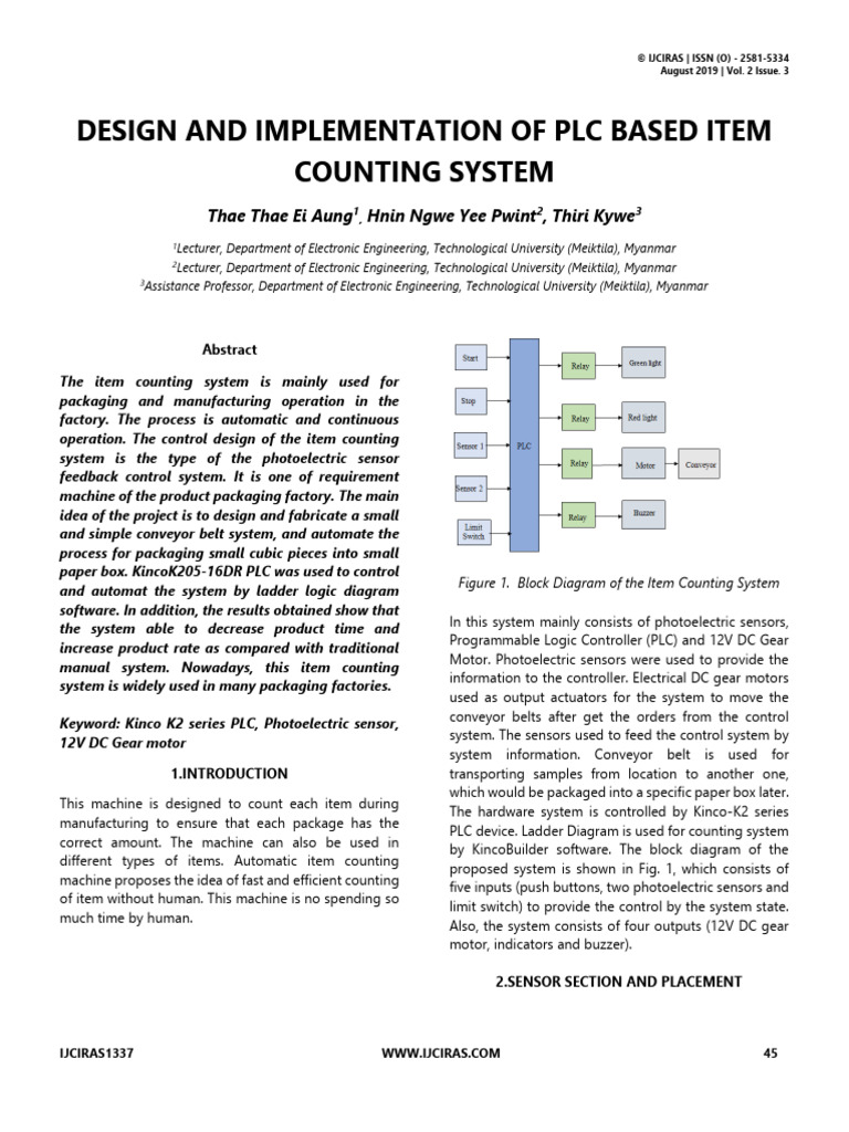 Design and Implementation of PLC Based I | PDF | Programmable Logic ...