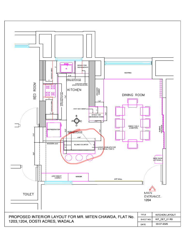 Kitchen Layout 3 | PDF | Home Economics | Home Appliance