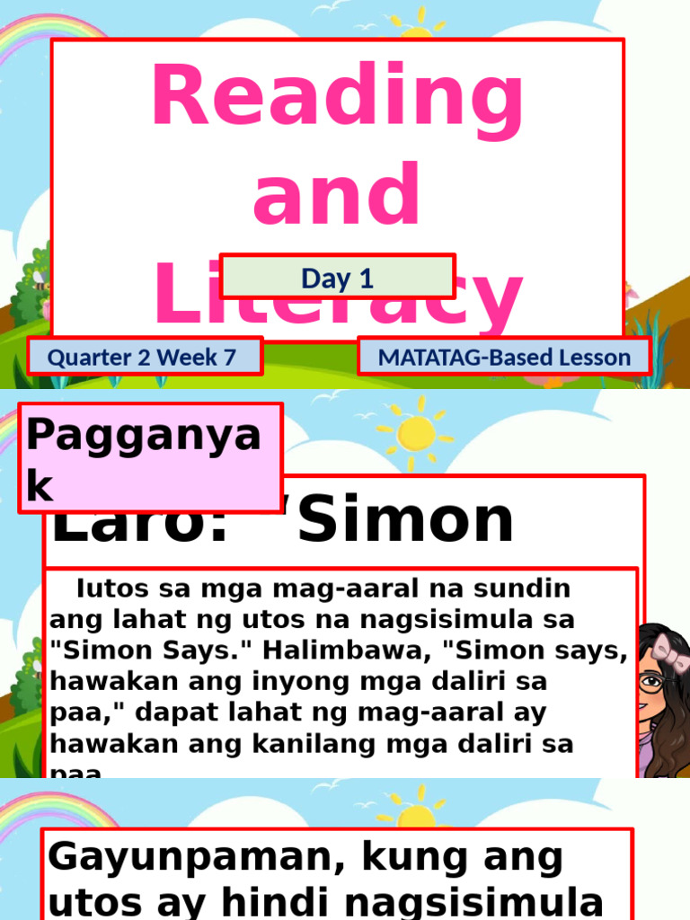 Reading and Literacy Q2 WEEK 7 Day 1 | PDF