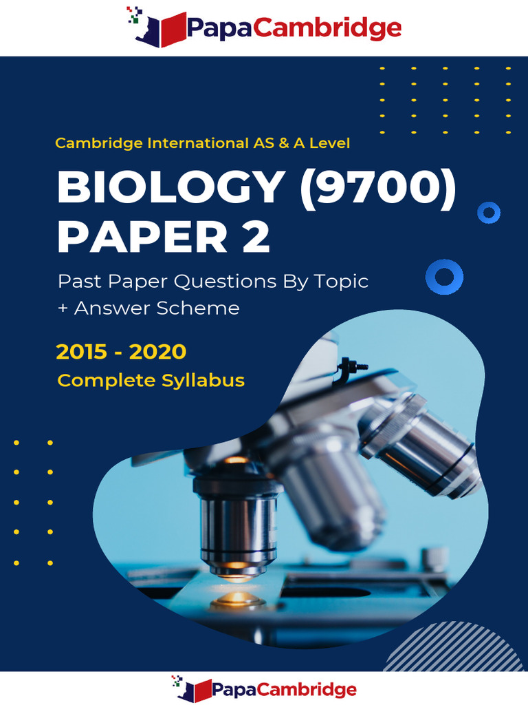 Biology 9700 Paper 2 - The Mitotic Cell Cycle | PDF | Mitosis | Cell Cycle