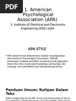 Panduan Sitasi APA Style Edisi 7 | PDF