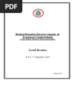 CESC Tariff Rates 2024-25 Overview | PDF | Tariff | Economies