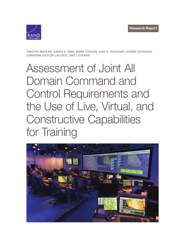JADC2 Training with LVC Simulation Insights | PDF | Simulation | United ...
