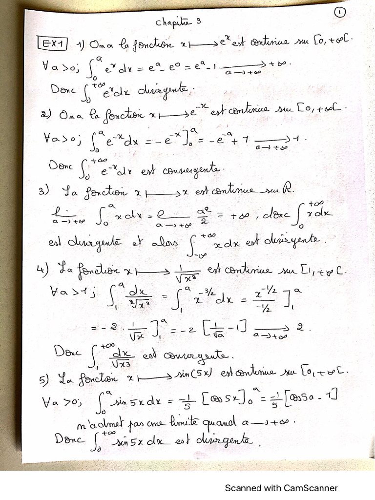 M1104 - TD Chap3 (Ex 1-4) | PDF