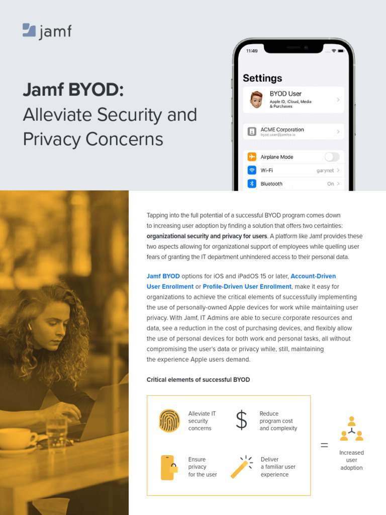 Jamf BYOD - Alleviate Security and Privacy Concerns | PDF | Privacy ...
