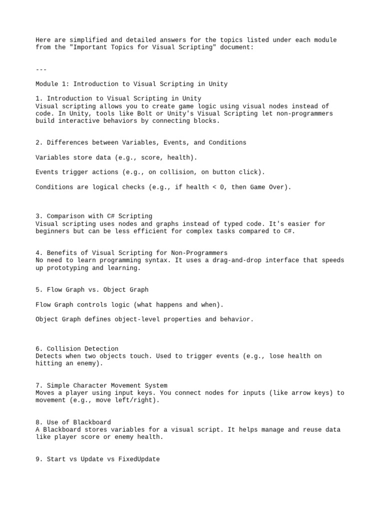 Visual Scripting Guide for Unity | PDF | Computer Programming | Computing
