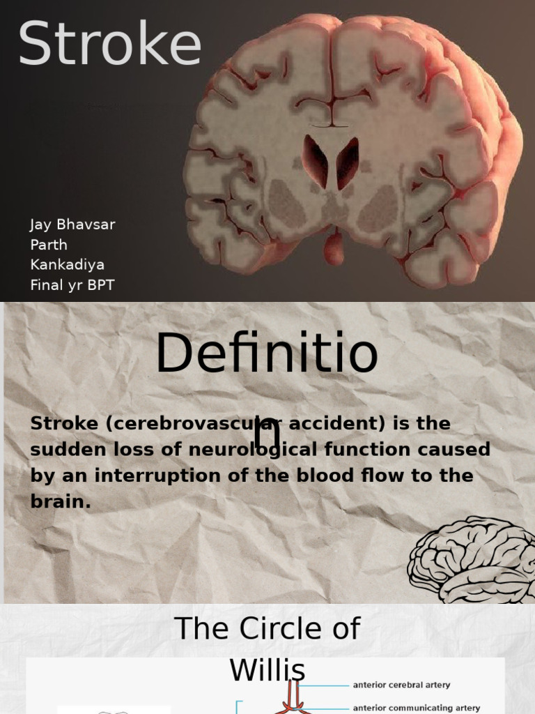 Understanding Stroke: Types and Symptoms | PDF | Stroke | Cerebral Cortex